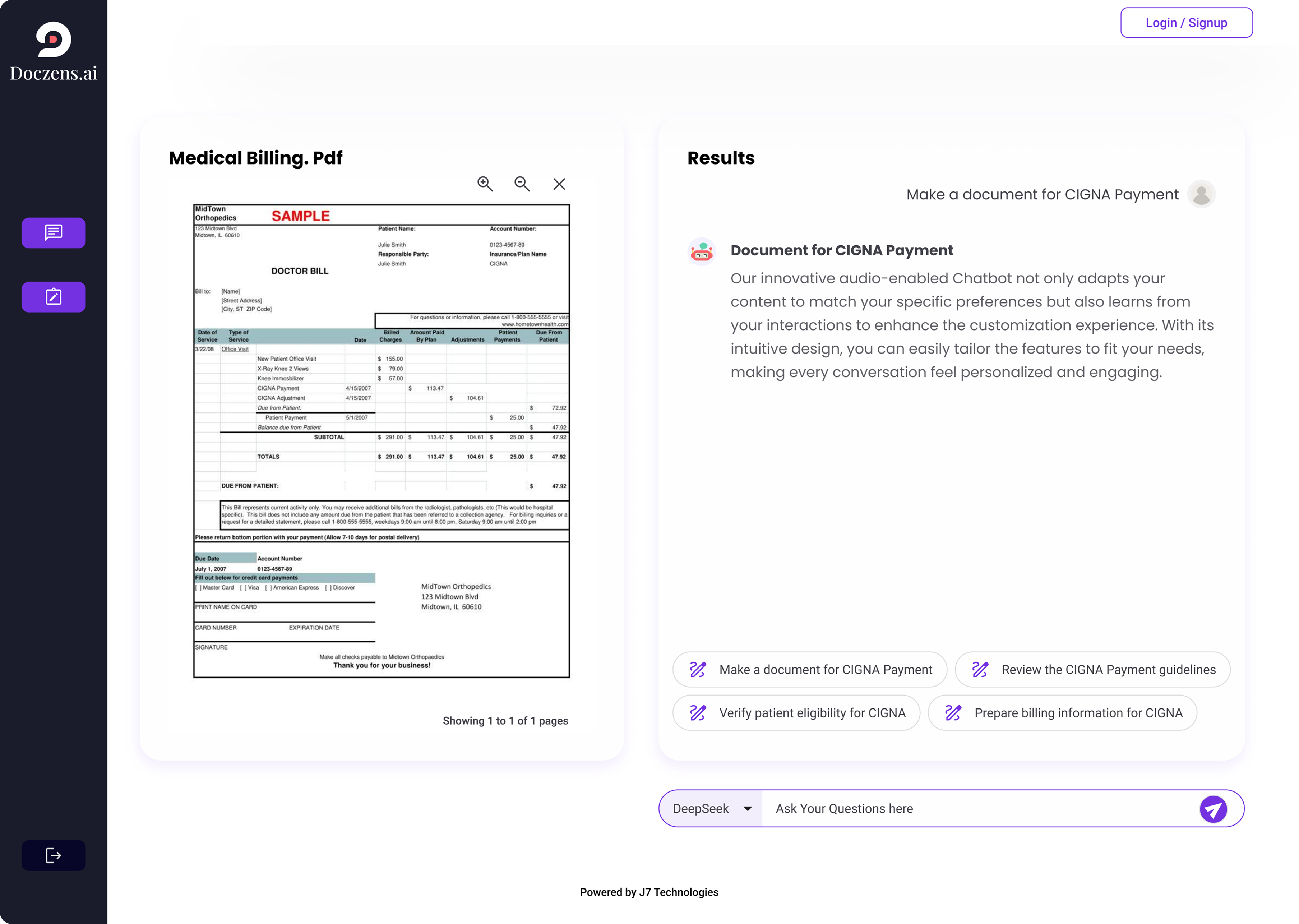 Doczens | AI Powered document parser
